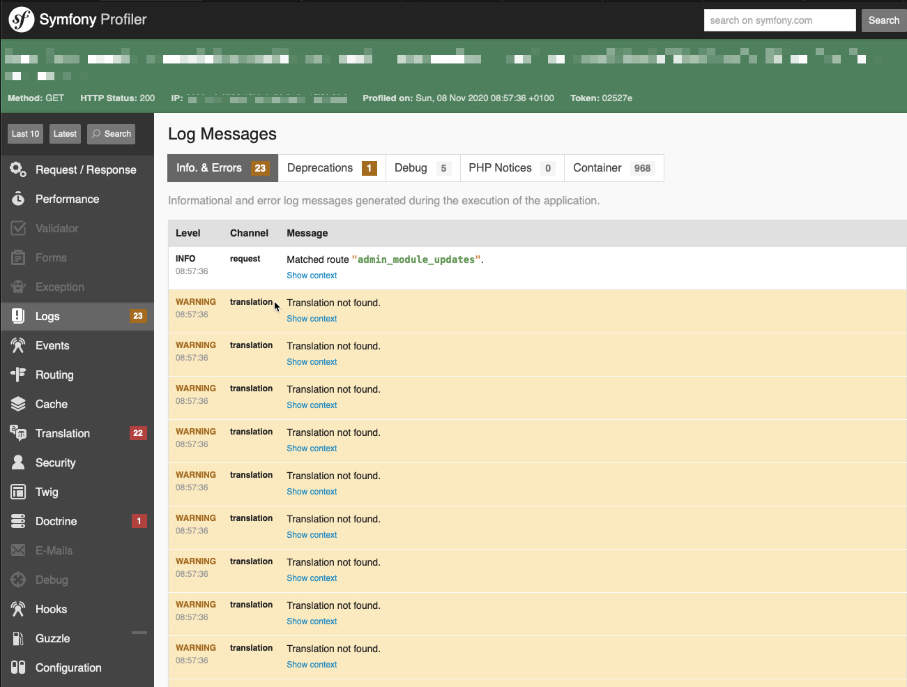 Prestashop Error 500 In Modulen Error Could Not Perform Action Disable For Module Undefined